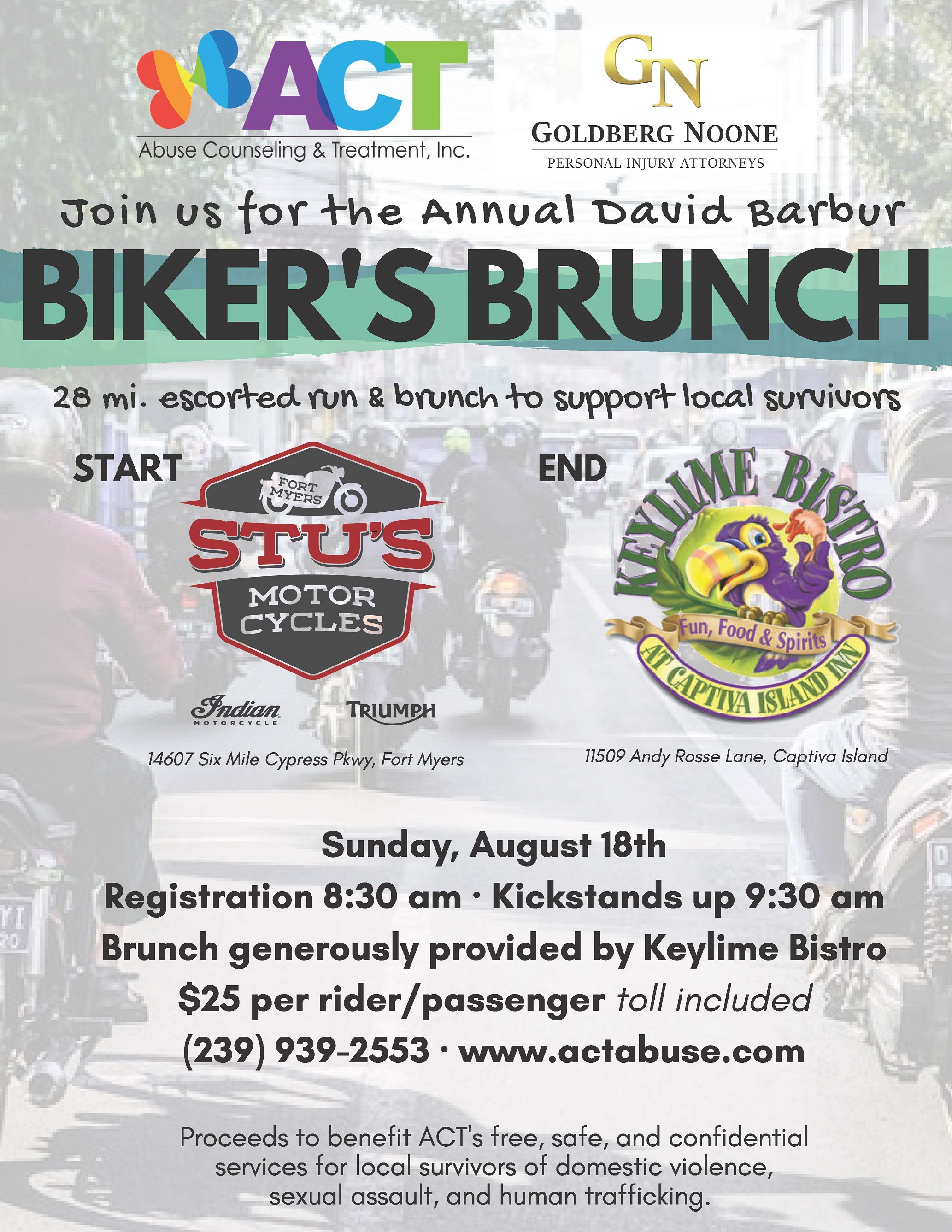Annual David Barbur Biker’s Brunch